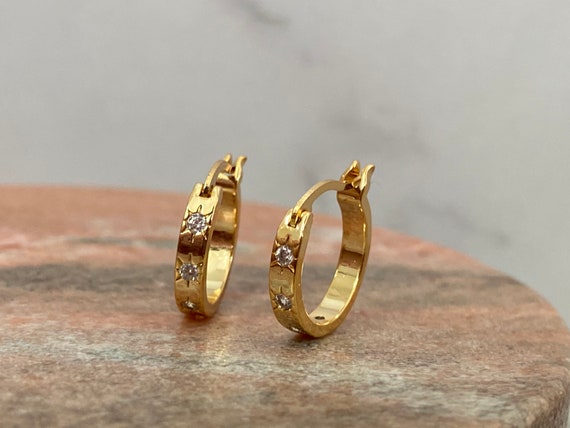 Stunning Real 18K Gold Plated Mini 0.3cm Baby 1.1cm Diameter - Etsy ...