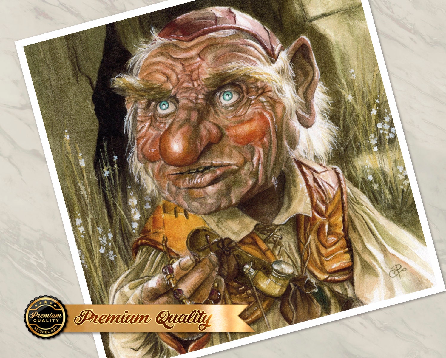 Hoggle Labyrinth Art Print Labyrinth Watercolor Print | Etsy