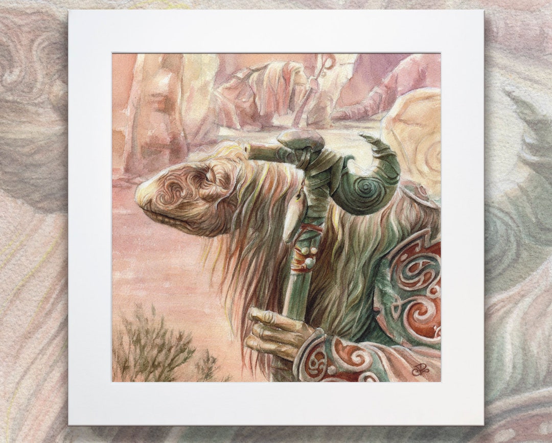 Urzah Print - the Dark Crystal Urzah Mystic - Urru Art - Etsy