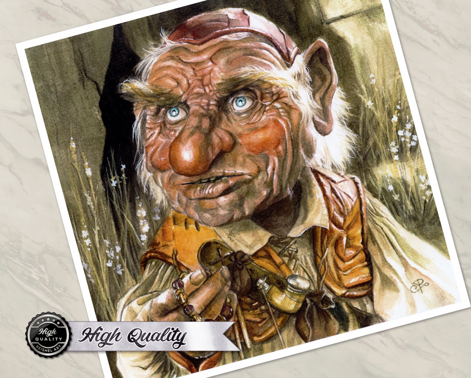 Hoggle Labyrinth Art Print Labyrinth Watercolor Print - Etsy Australia