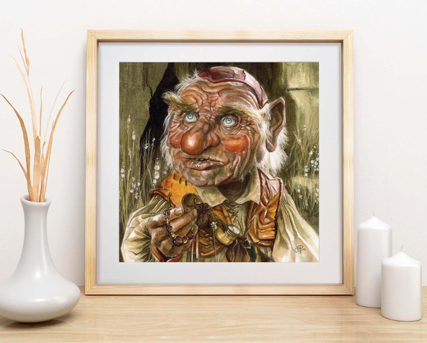 Hoggle Labyrinth Art Print Labyrinth Watercolor Print | Etsy