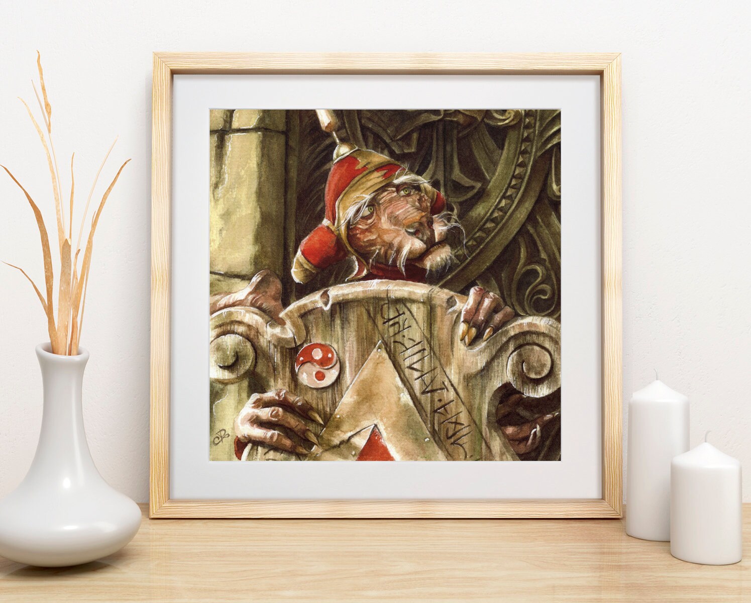 Alph labyrinth print the four guards labyrinth print | Etsy