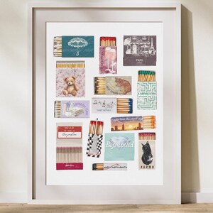 The Eras Matchbox Print Taylor Swift Wall Art Eras Tour Print Aesthetic ...