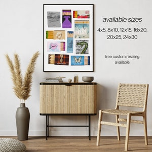 The Eras Matchbox Print Taylor Swift Wall Art Eras Tour Print Aesthetic ...