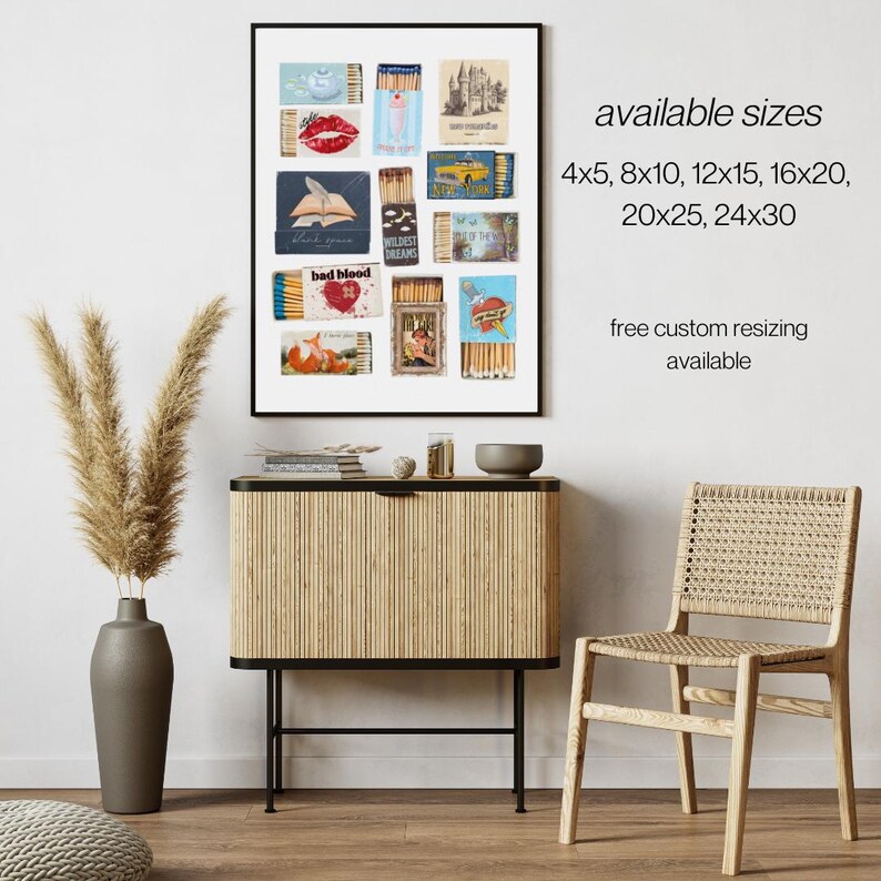 1989 Album Matchbox Print Taylor Swift Wall Art 1989 Print Aesthetic ...