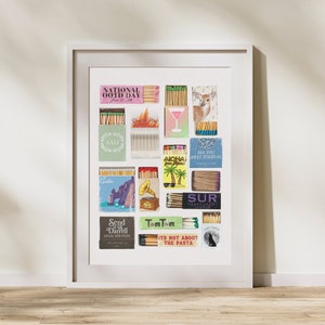 The Eras Matchbox Print Taylor Swift Wall Art Eras Tour Print Aesthetic ...
