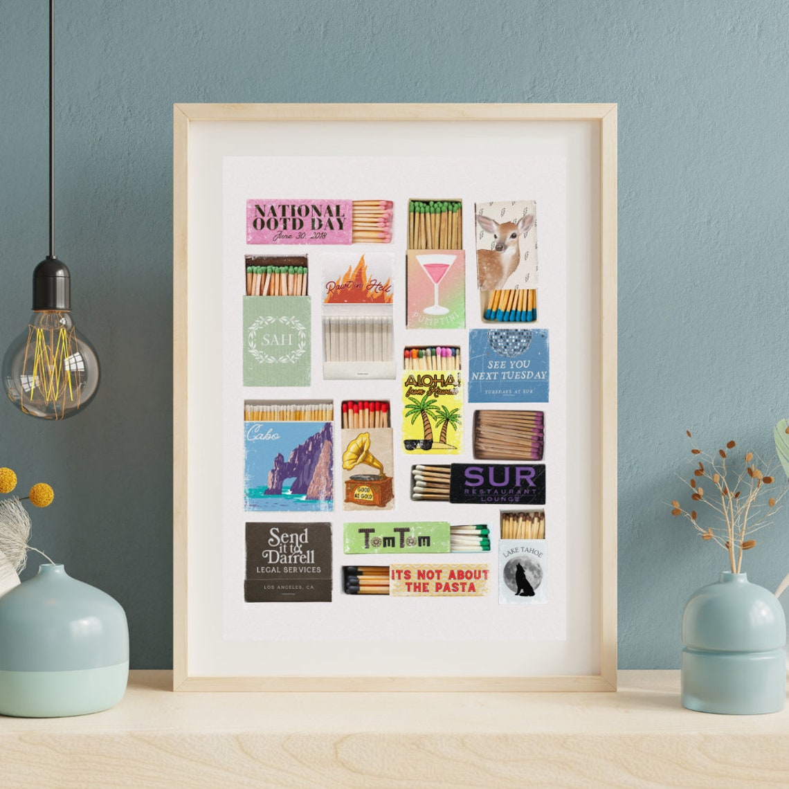 Vanderpump Rules Matchbox Print | Aesthetic Matchbook Poster | Trendy ...