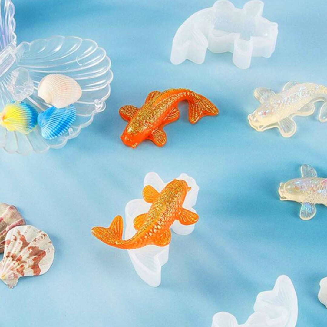 Koi Fish Silicone Mold for Epoxy Resin 1 Piece - Etsy