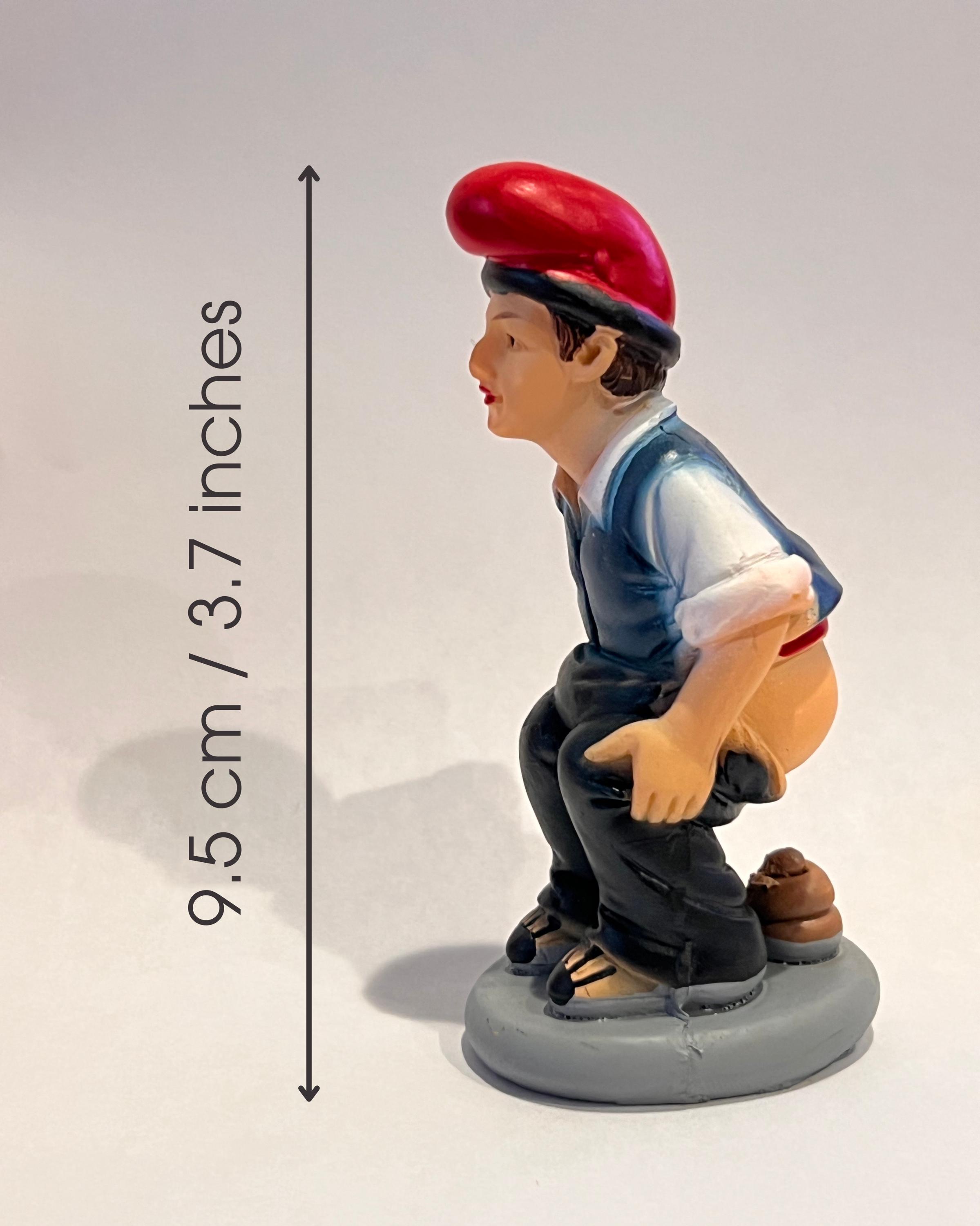 Resin Caganer Nativity Figurine – Traditional Catalan Christmas Décor ...