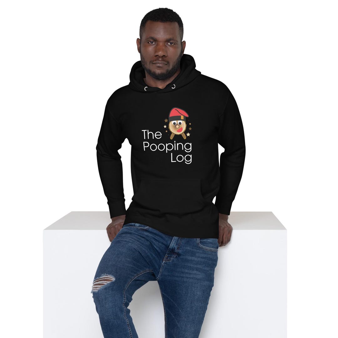 The Pooping Log Unisex Hoodie - Etsy