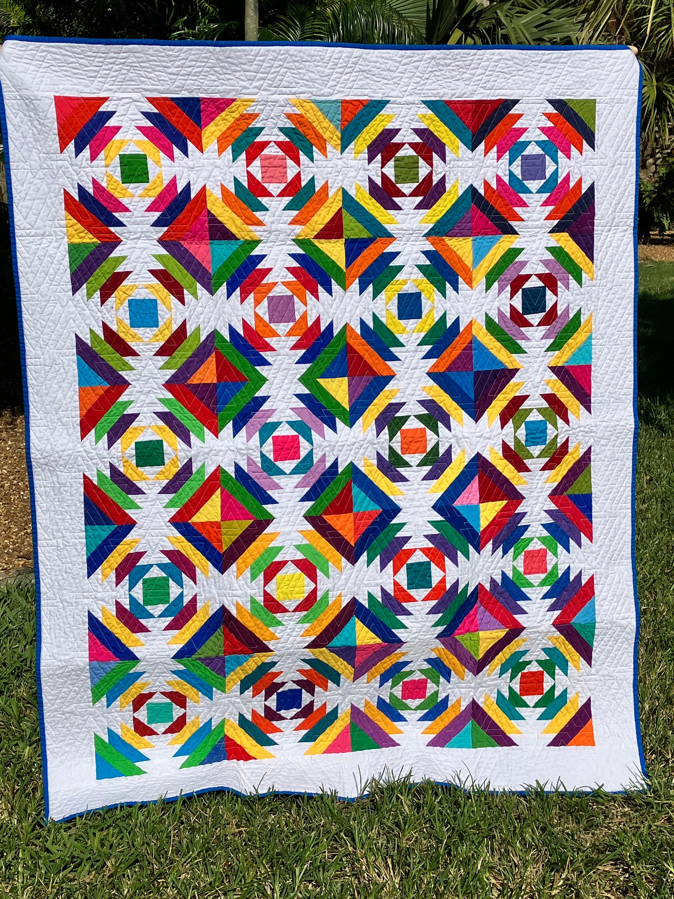 Pineapple Log Cabin Quilt - Etsy