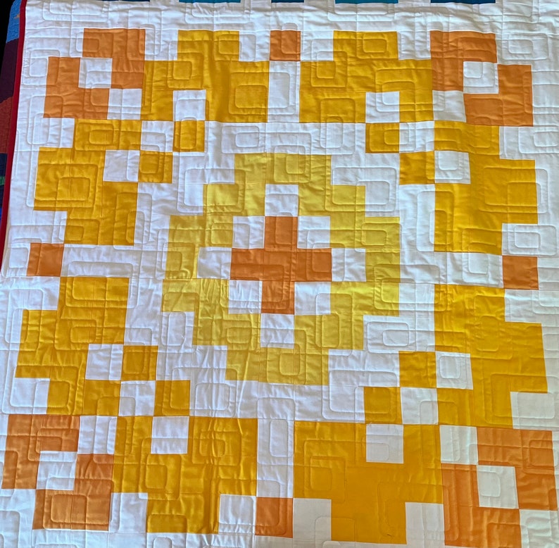QR Code Quilt - Etsy