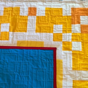 QR Code Quilt - Etsy