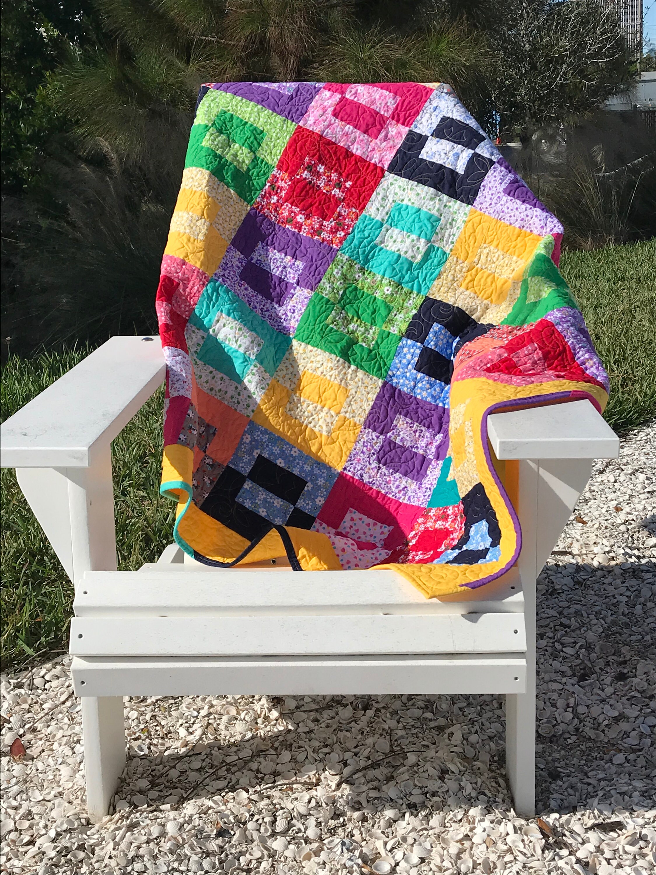 Colorful Puzzle Box Handmade Quilt - Etsy