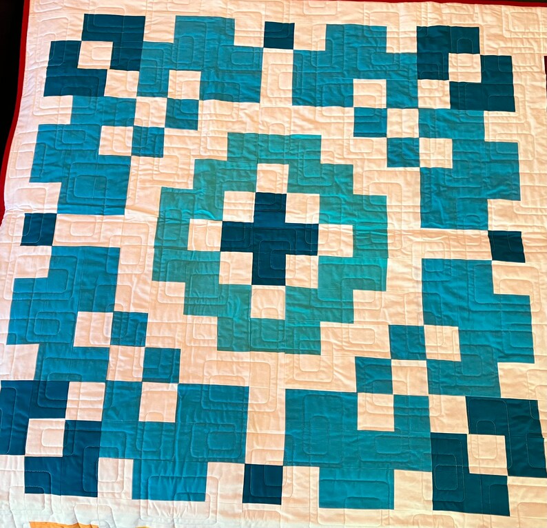 QR Code Quilt - Etsy