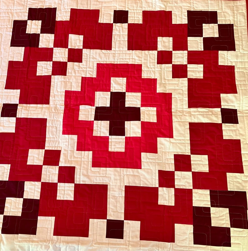 QR Code Quilt - Etsy