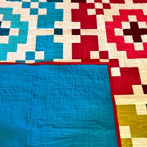 QR Code Quilt - Etsy