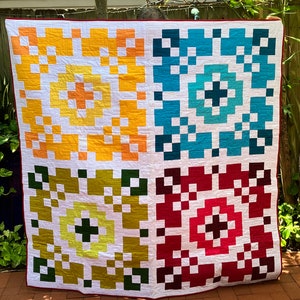 QR Code Quilt - Etsy