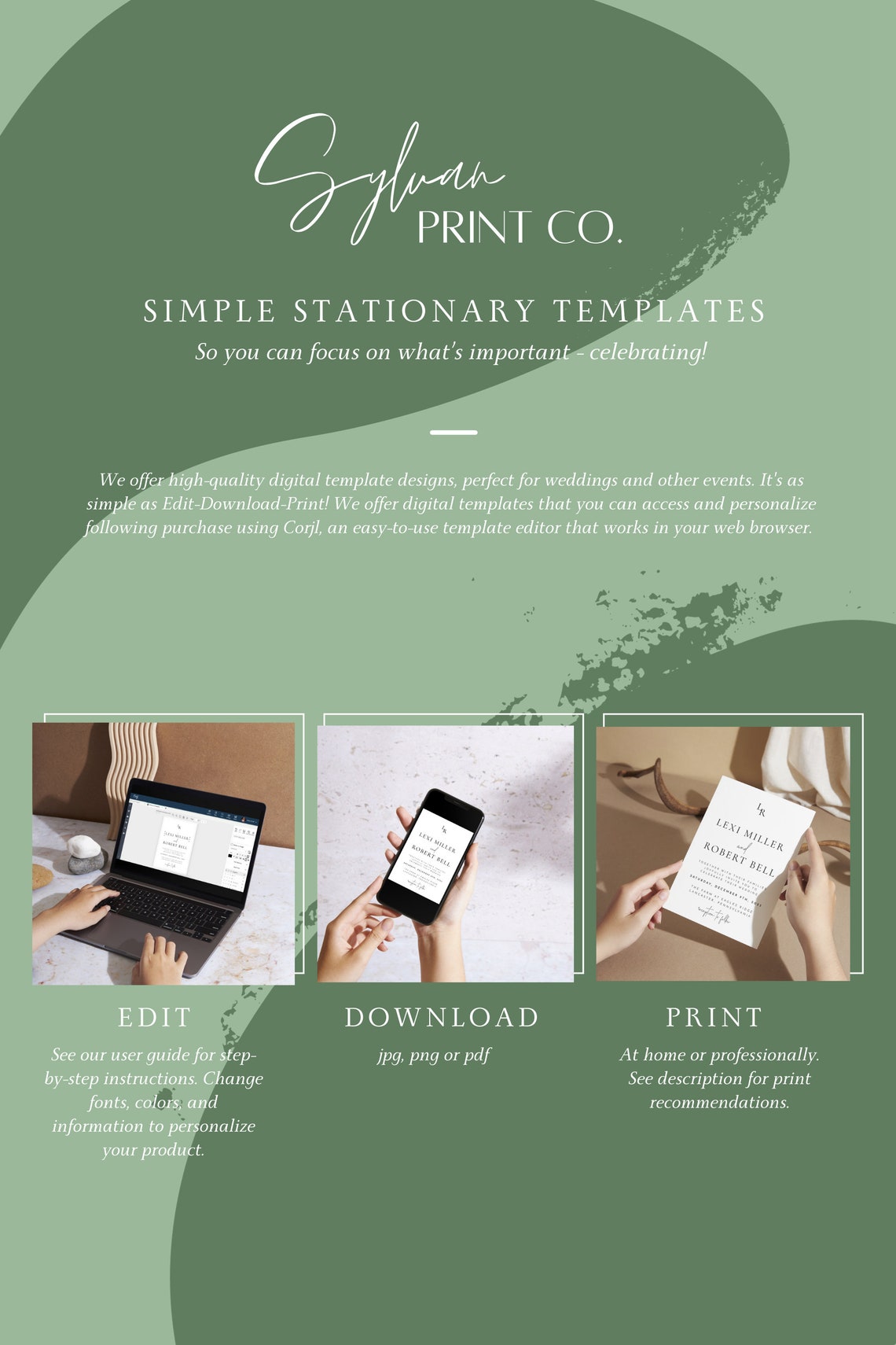 Minimal Wedding Program Template, Minimalist Order of Service ...