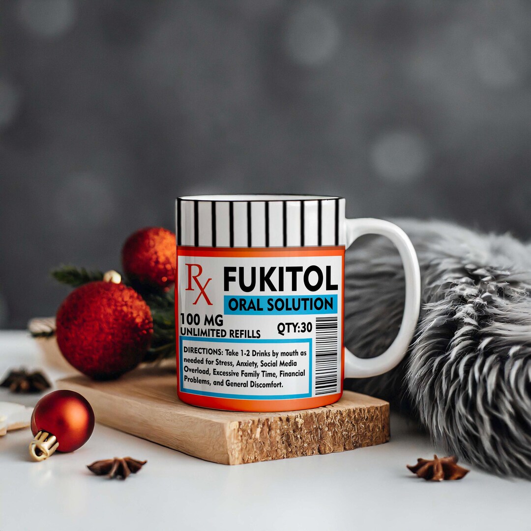 Personalised, Fukitol Mug, Sister Brother Funny Gift Birthday Christmas ...