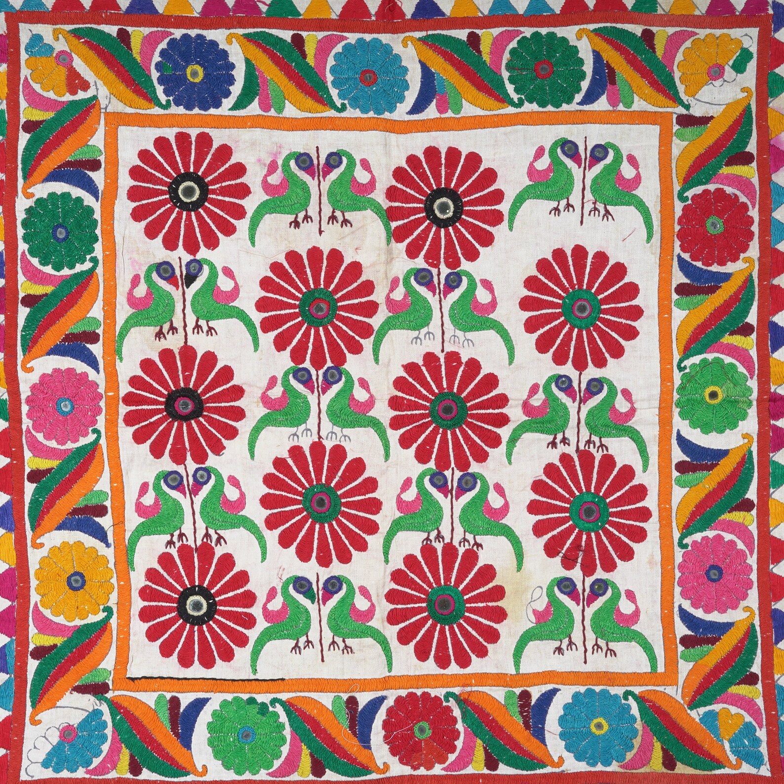 Textile Tapestry Wall Hanging Bohemian Wall Art Vintage Handmade ...