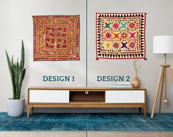 Handmade Wall Hanging Cotton Traditional Indian Textile Tapestry ...