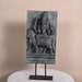 Gift Indian Goddess Wooden Statue Destressed Painted Wooden Rustic ...