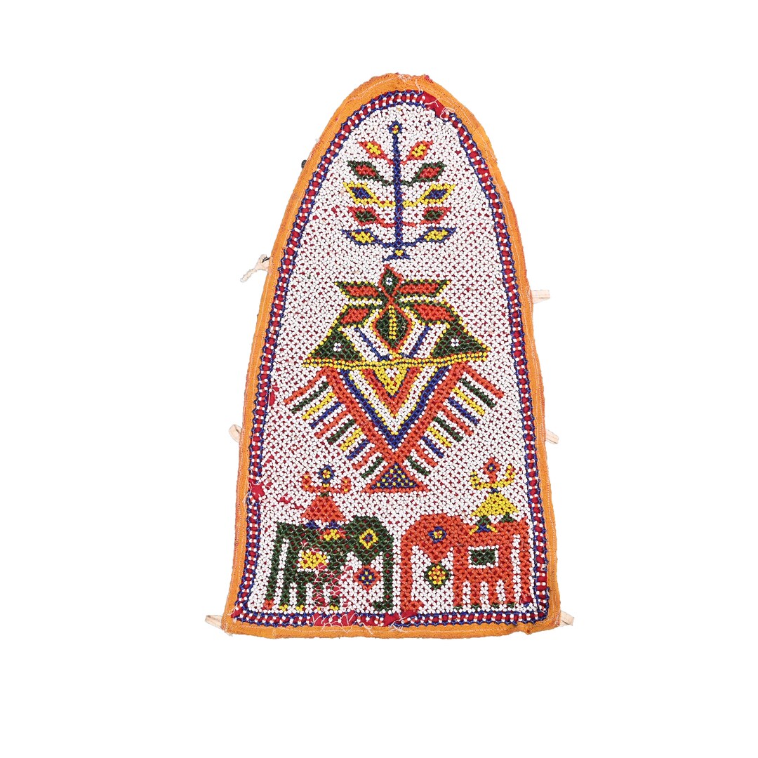 Pearl Hand Embroidered Rabari Tribe Work Indian Textile Wall Hanging ...