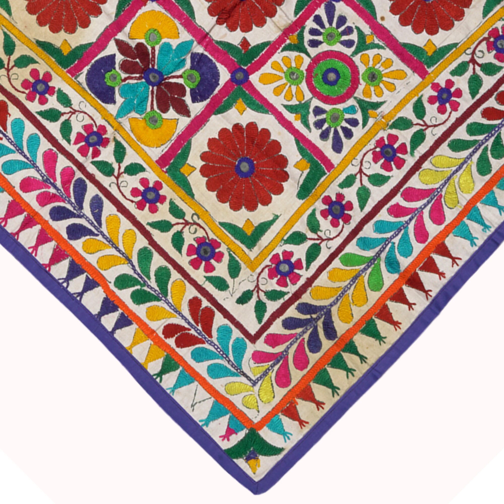 Handmade Wall Hanging Cotton Traditional Indian Textile Tapestry ...