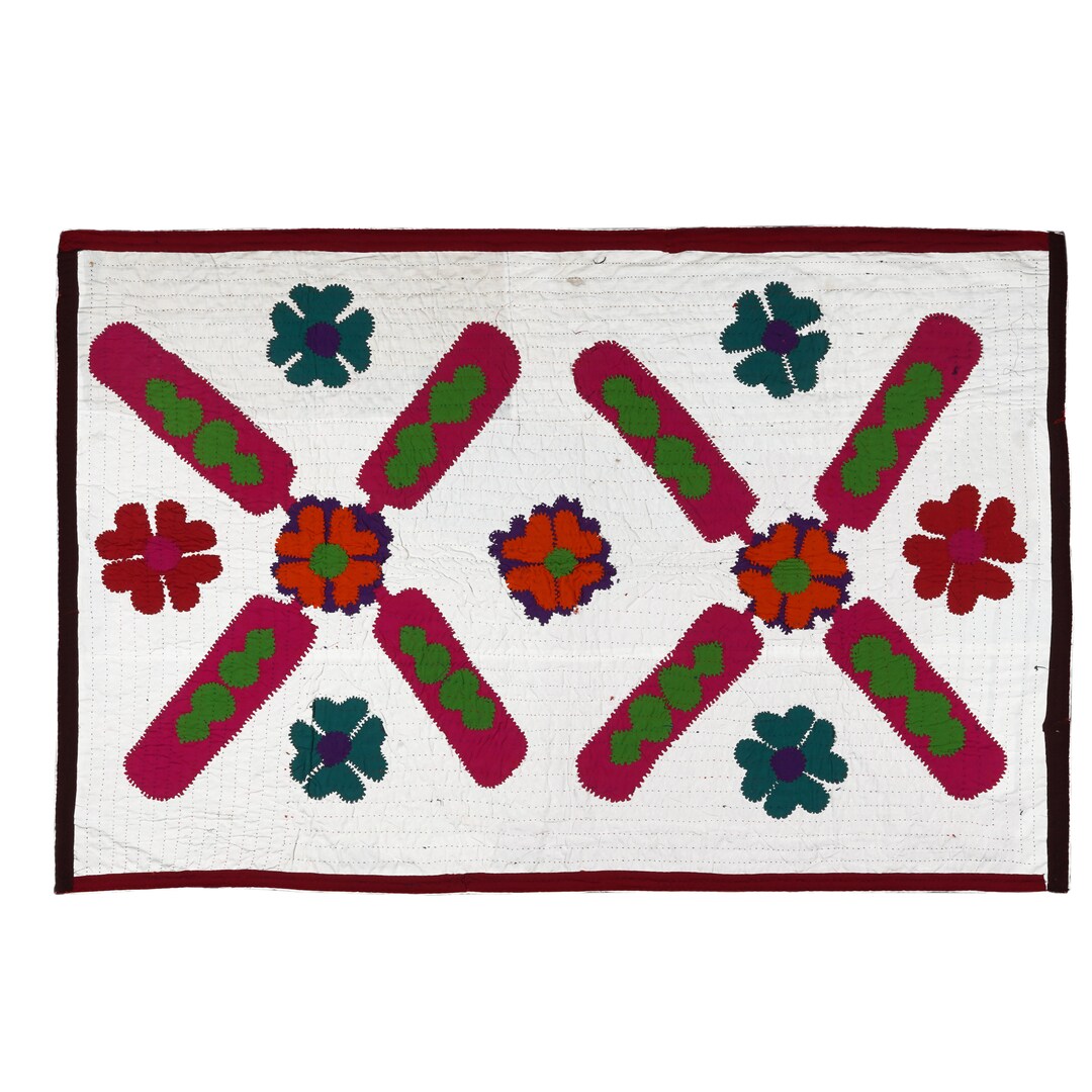Indian Wall Hanging Applique Textile Patchwork Tapestry Wall Decor ...
