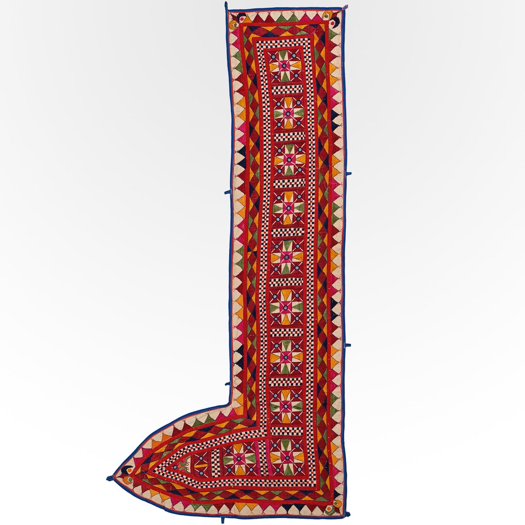 2.6x5.3 Ftantique Toran, Bandanwar, Door Hanging, Antique Hand ...
