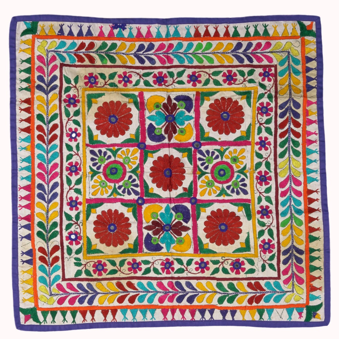 Handmade Wall Hanging Cotton Traditional Indian Textile Tapestry ...