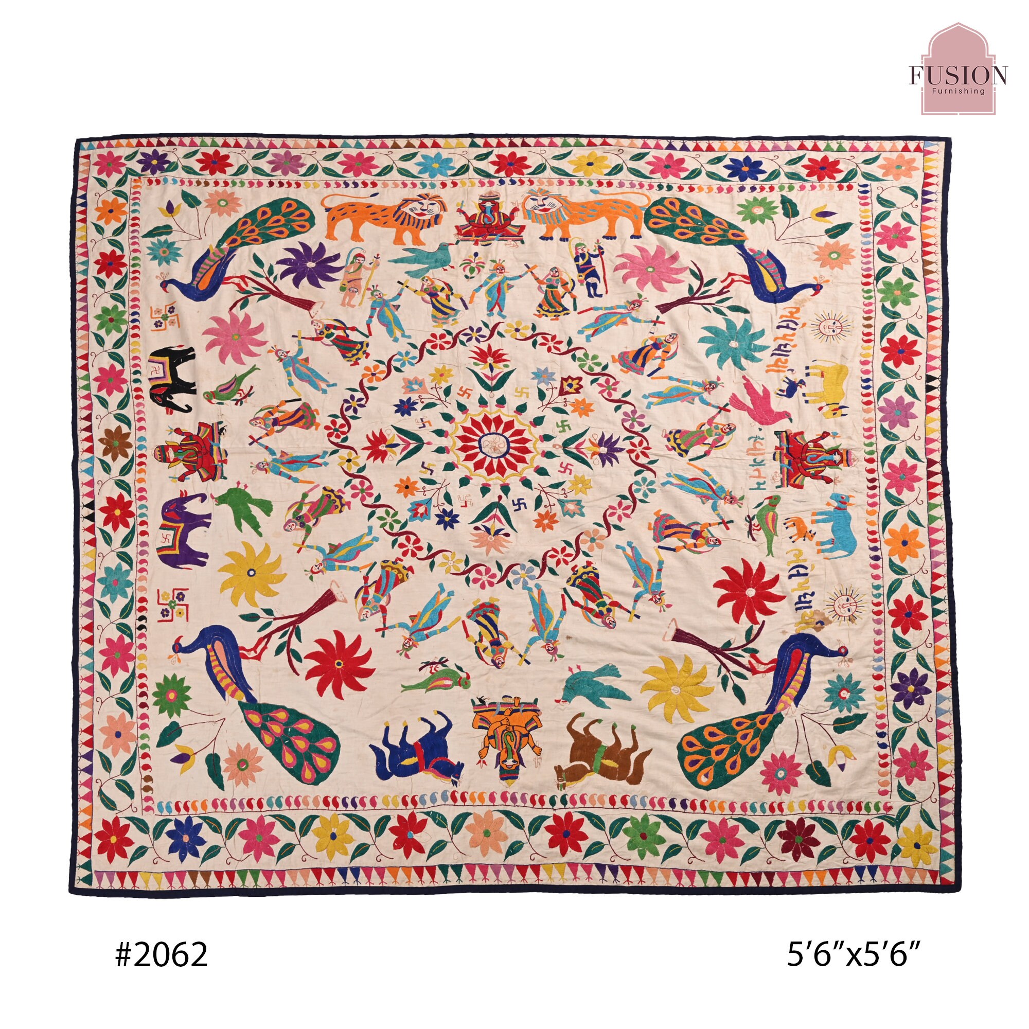 Vintage Embroidered Traditional Design Decoration Tapestry - Etsy