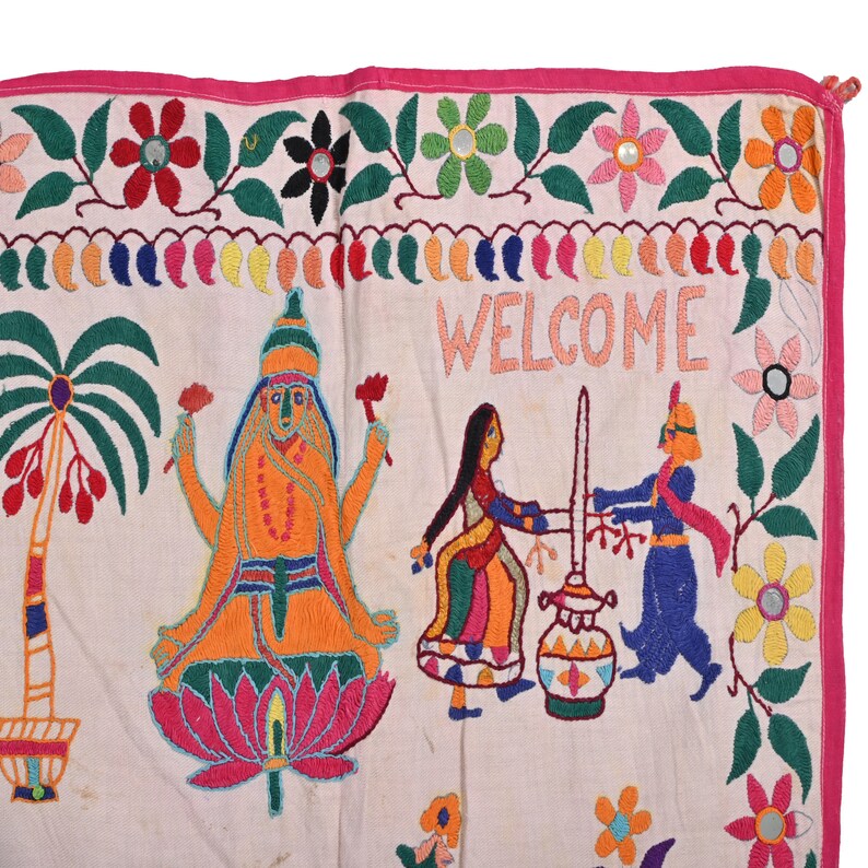 Indian Traditional Toran Bandarwal Wall Hanging Tapestry Door Toran ...