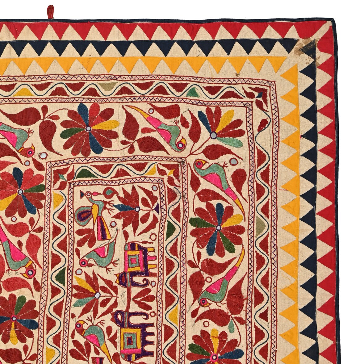 Antique Indian Gujarati Textile Handmade Boho Banjara - Etsy