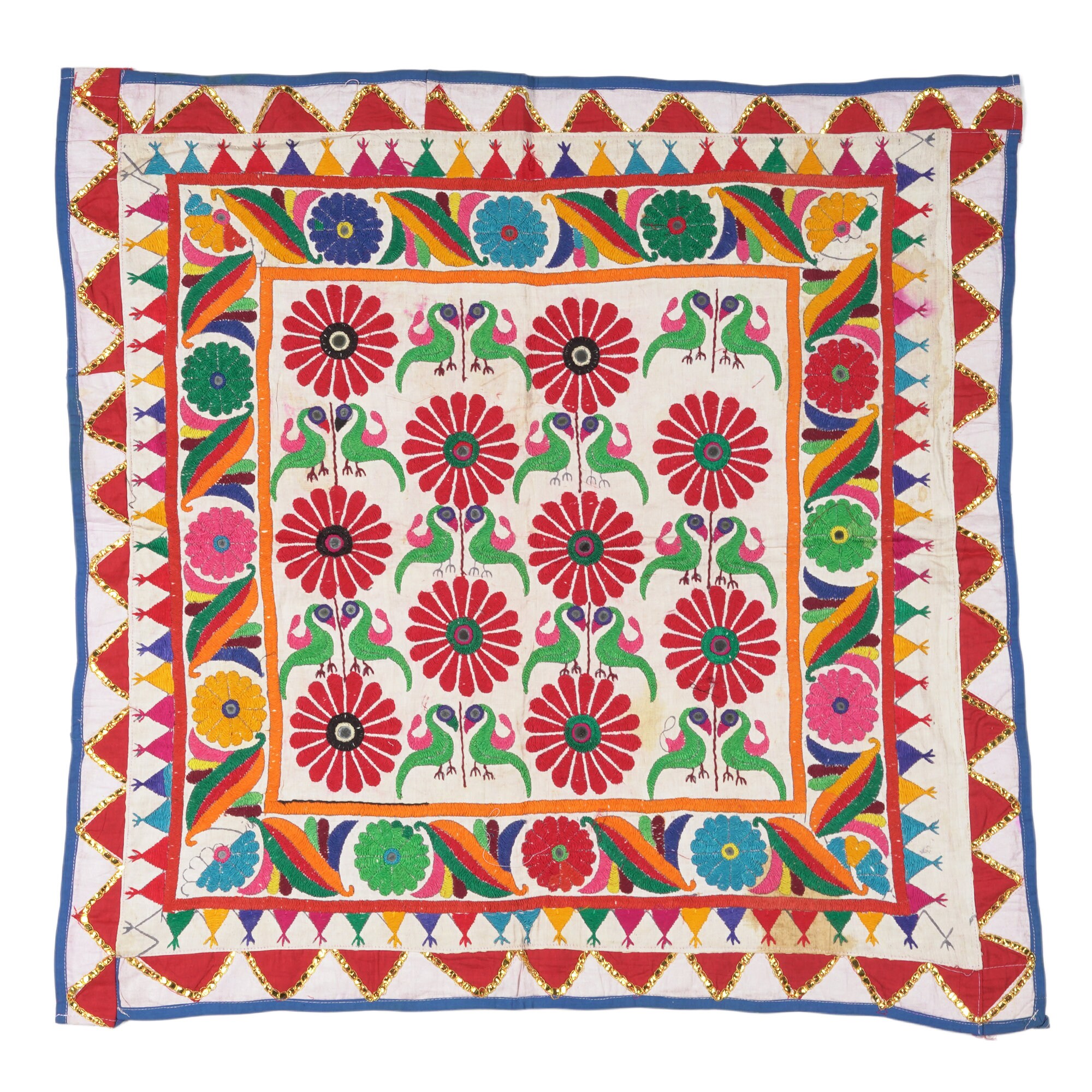 Textile Tapestry Wall Hanging Bohemian Wall Art Vintage Handmade ...