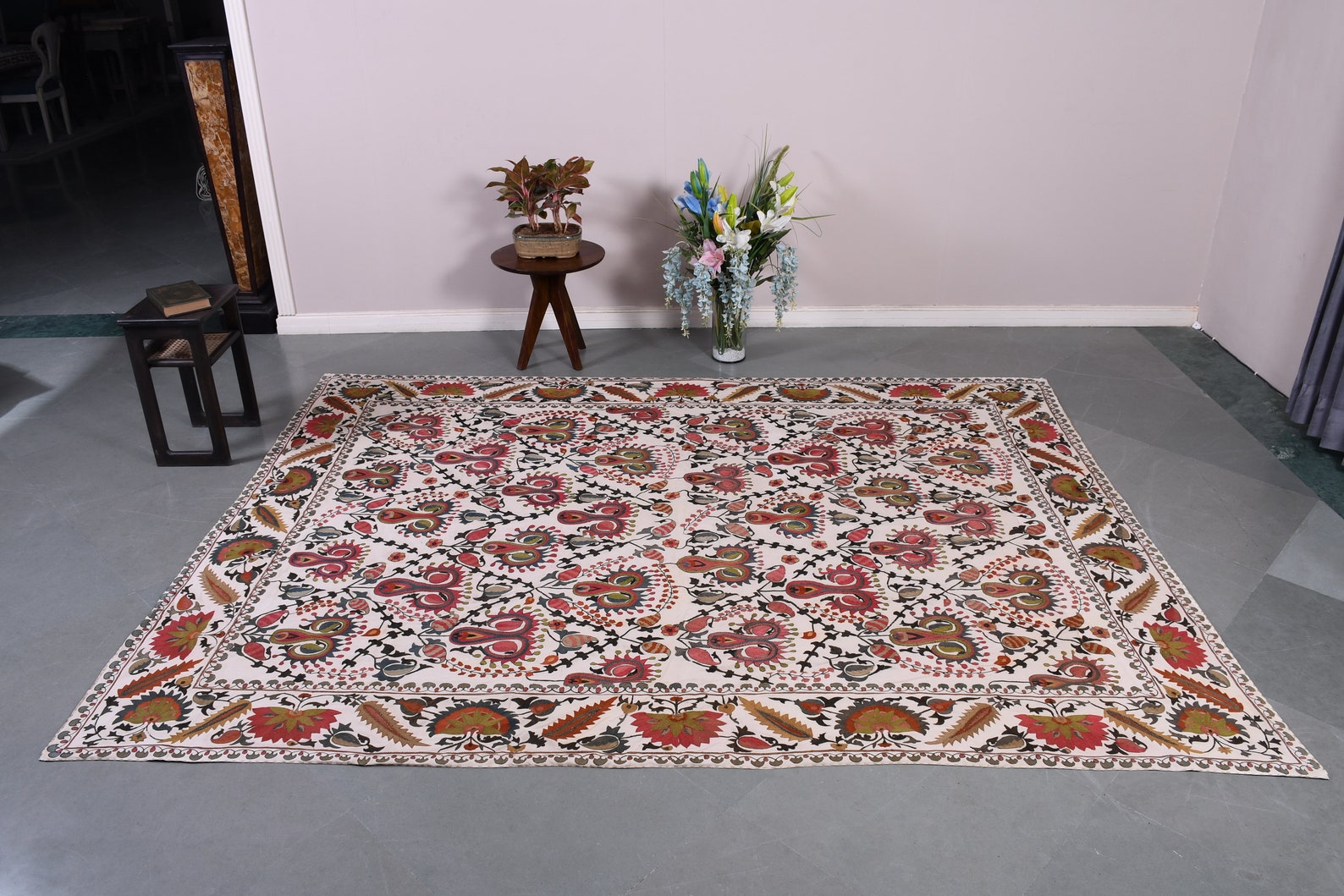 Afghani Embroidered Tapestry Wall Hanging Wall Art Vintage - Etsy
