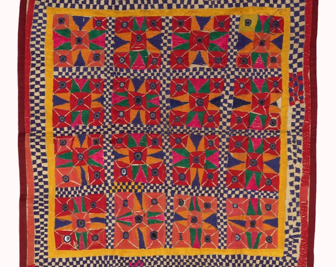 Handmade Wall Hanging Cotton Traditional Indian Textile Tapestry ...