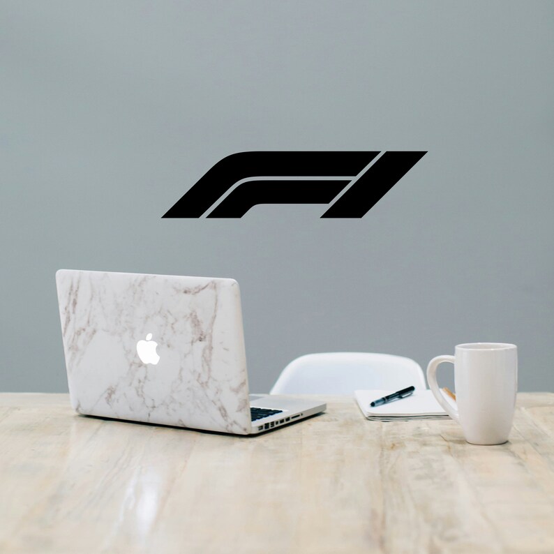 Formula 1 Logo Wall Art, F1 Wall Sign, Garage Decor, Automotive Wall ...