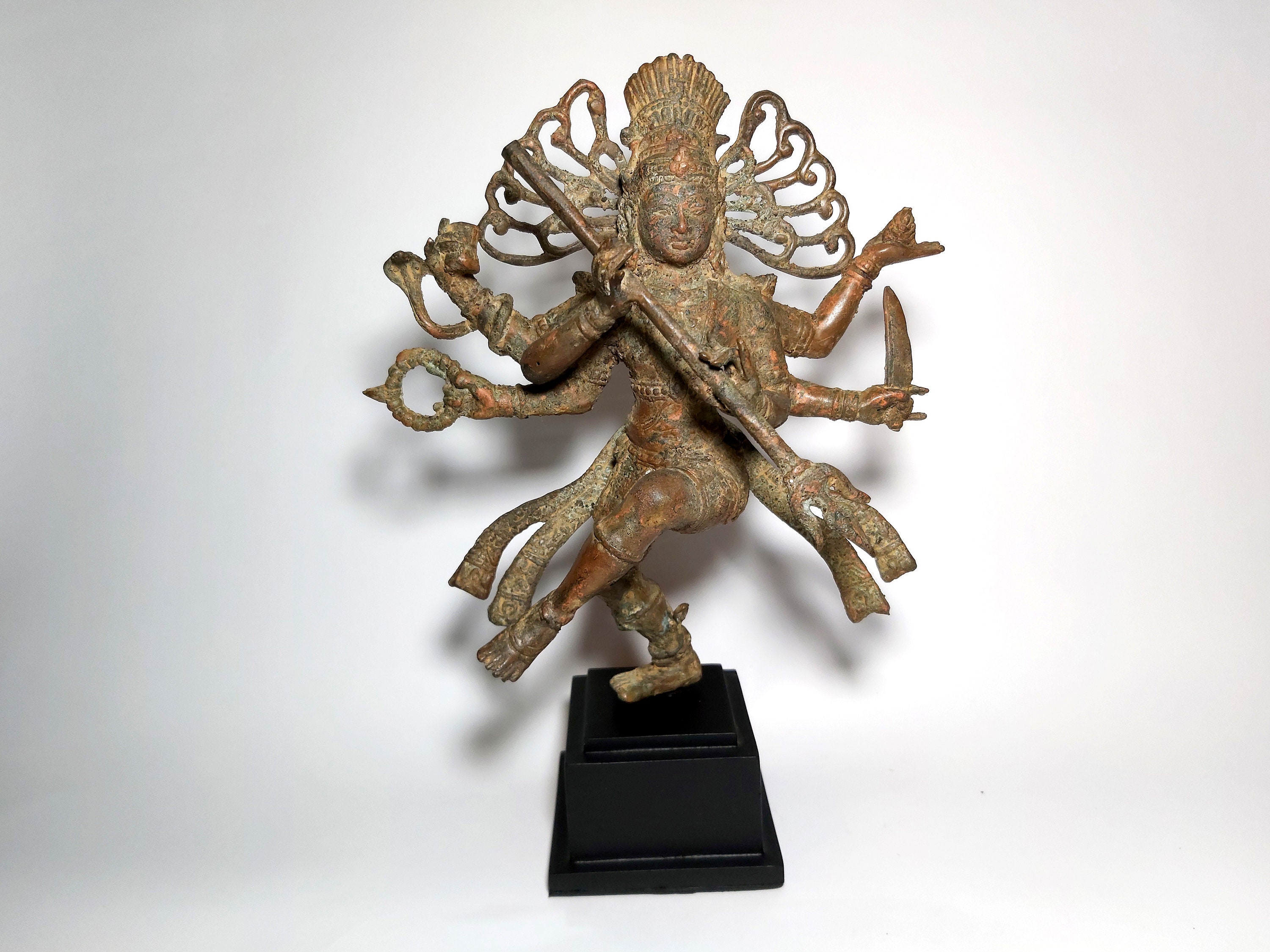 Antique Shiva Statue Six Arm Shiva Statue Lord Shiva Statue | Etsy