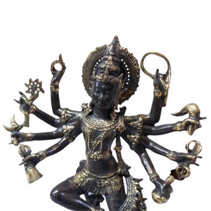 Bronze Shiva Statue, 8 Armed of Shiva, Shiva God Statue, Shiva Nataraja ...