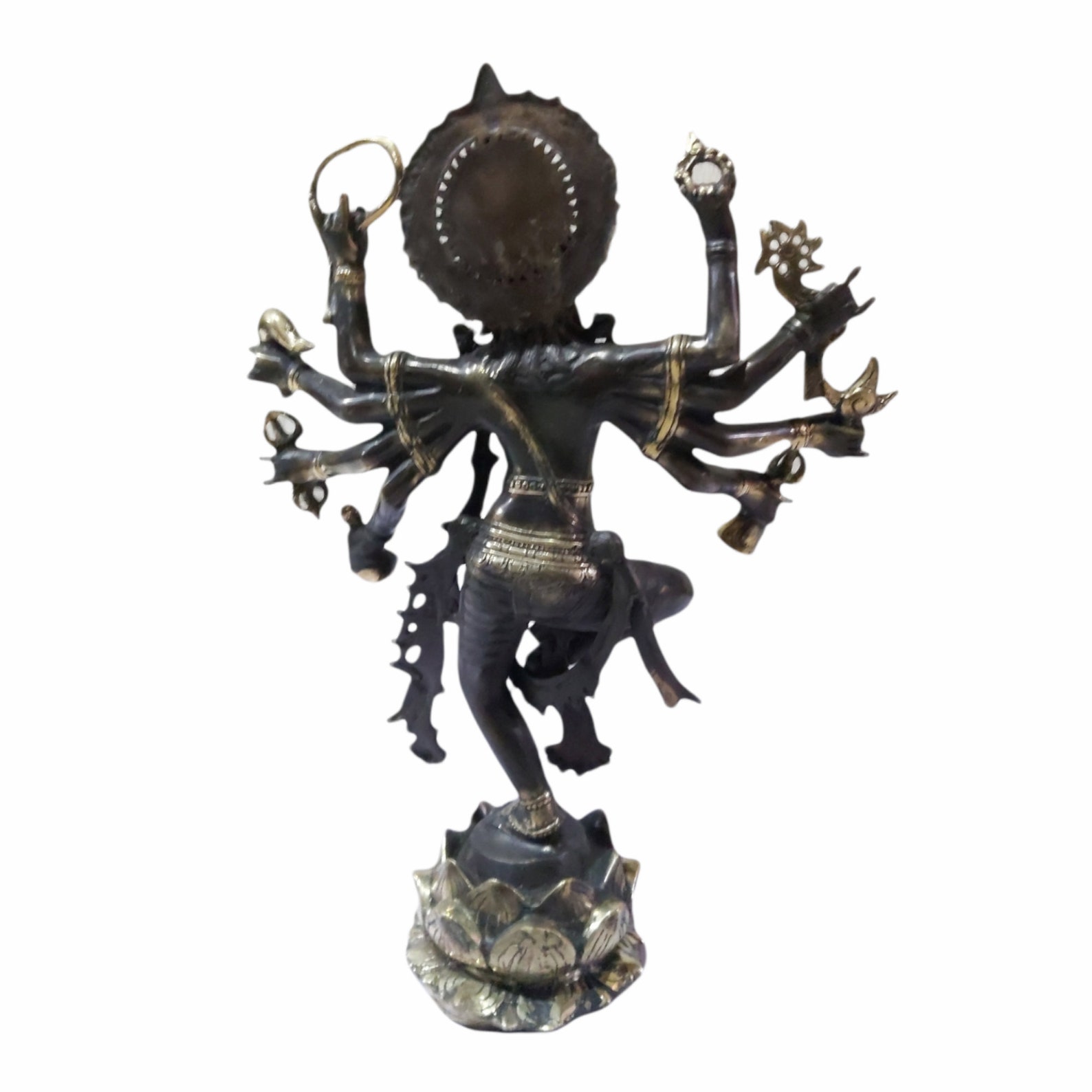 Bronze Shiva Statue, 8 Armed of Shiva, Shiva God Statue, Shiva Nataraja ...