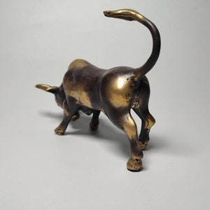 Bronze Bull Statue, Animal Figure, Zodiac Statue, Taurus, Wild Animal ...