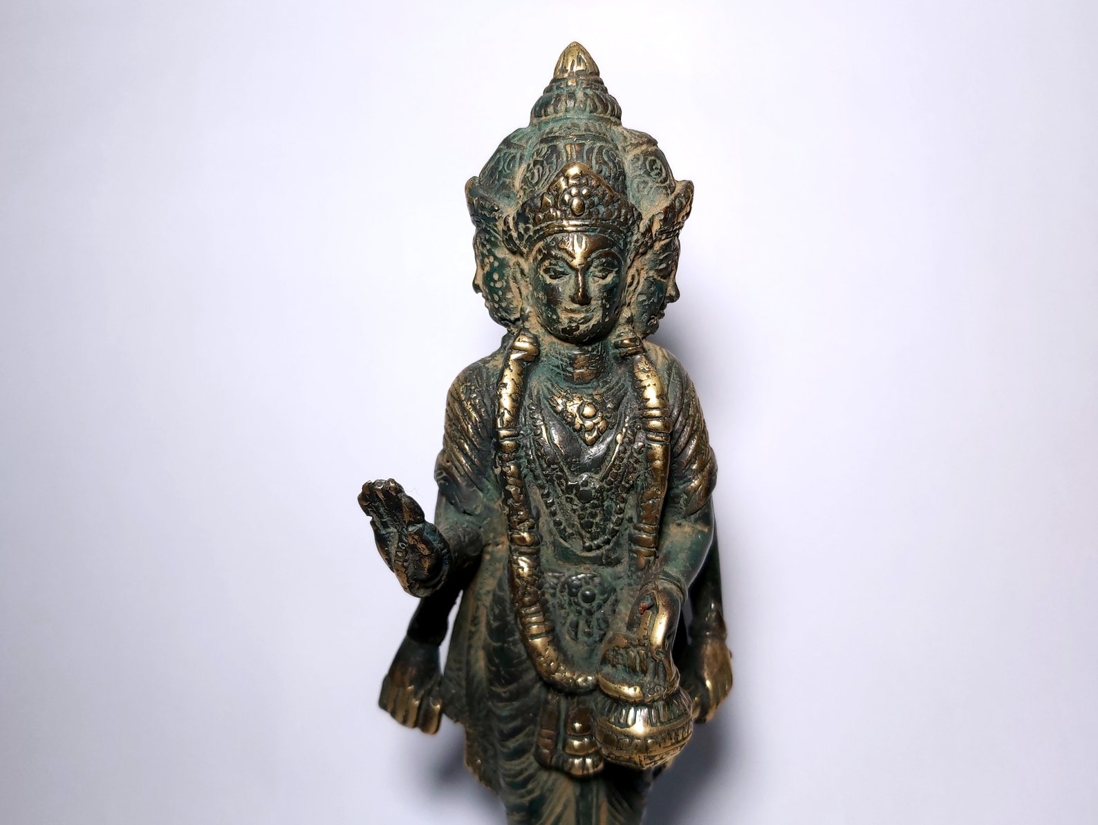 Four Faced Brahma Statue, 4 Arms Brahma God, Brahma Bronze Sculpture ...