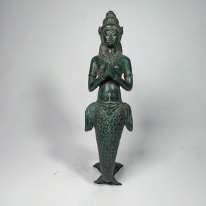 Suvannamaccha Mermaid Figurine, 10.2 Inch, Mermaid Sculpture, Sea ...