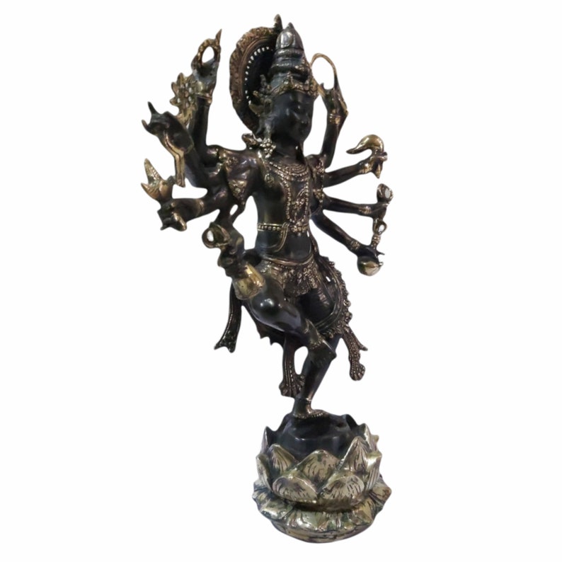 Bronze Shiva Statue, 8 Armed of Shiva, Shiva God Statue, Shiva Nataraja ...