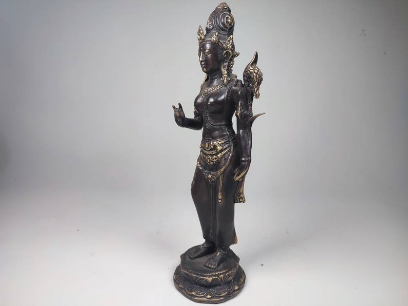 Bronze Sri Goddess Sri Lakshmi Goddess Statue Lakshmi Bali - Etsy