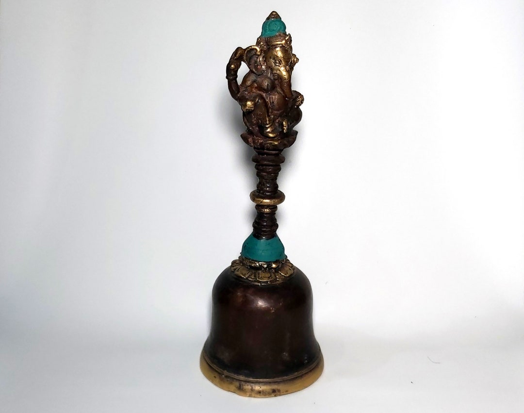 Antique Ganesha Genta, Balinese Ganesha Bell, Balinese Ceremony Bell ...