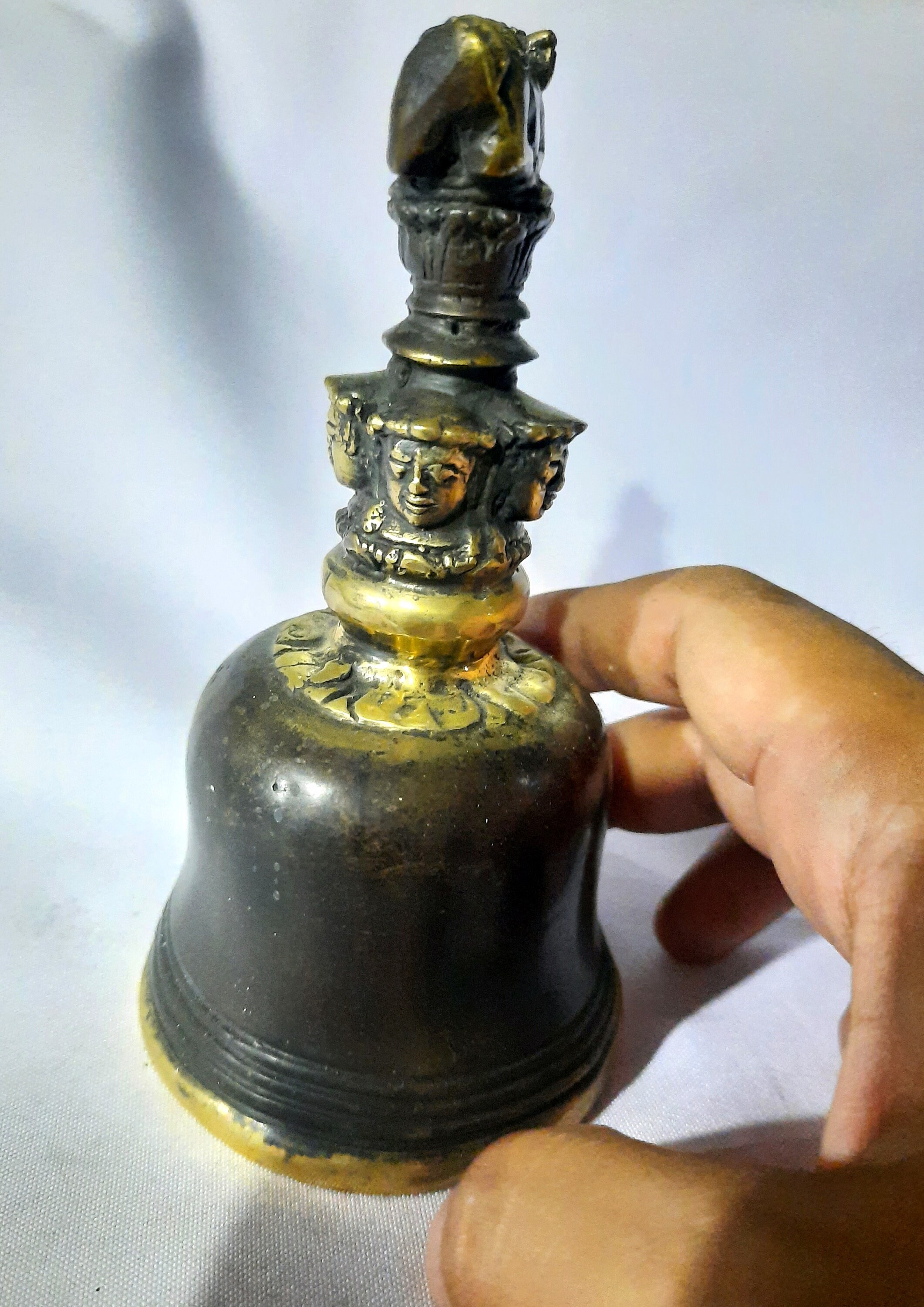 Antique Genta Balinese ceremony bell bronze meditation | Etsy