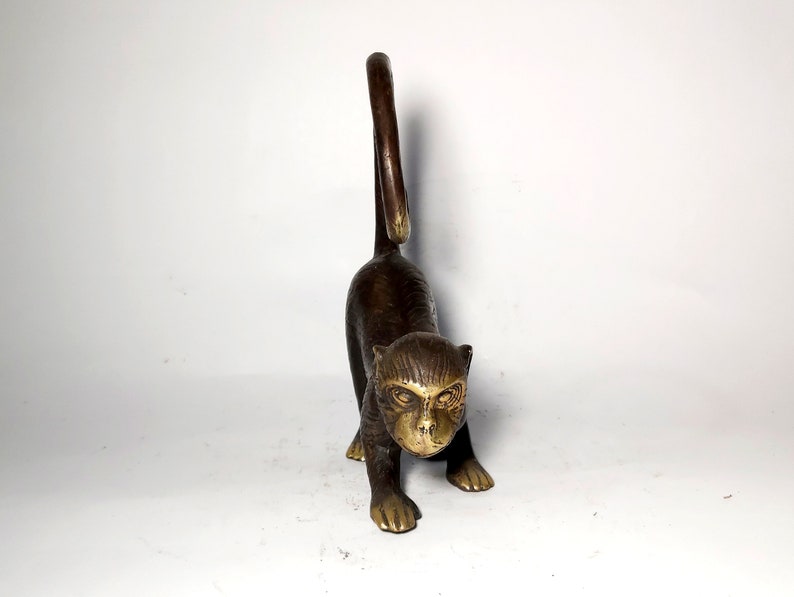 Bronze Monkey's Long Tail Monkey Statue Animal Figurine | Etsy